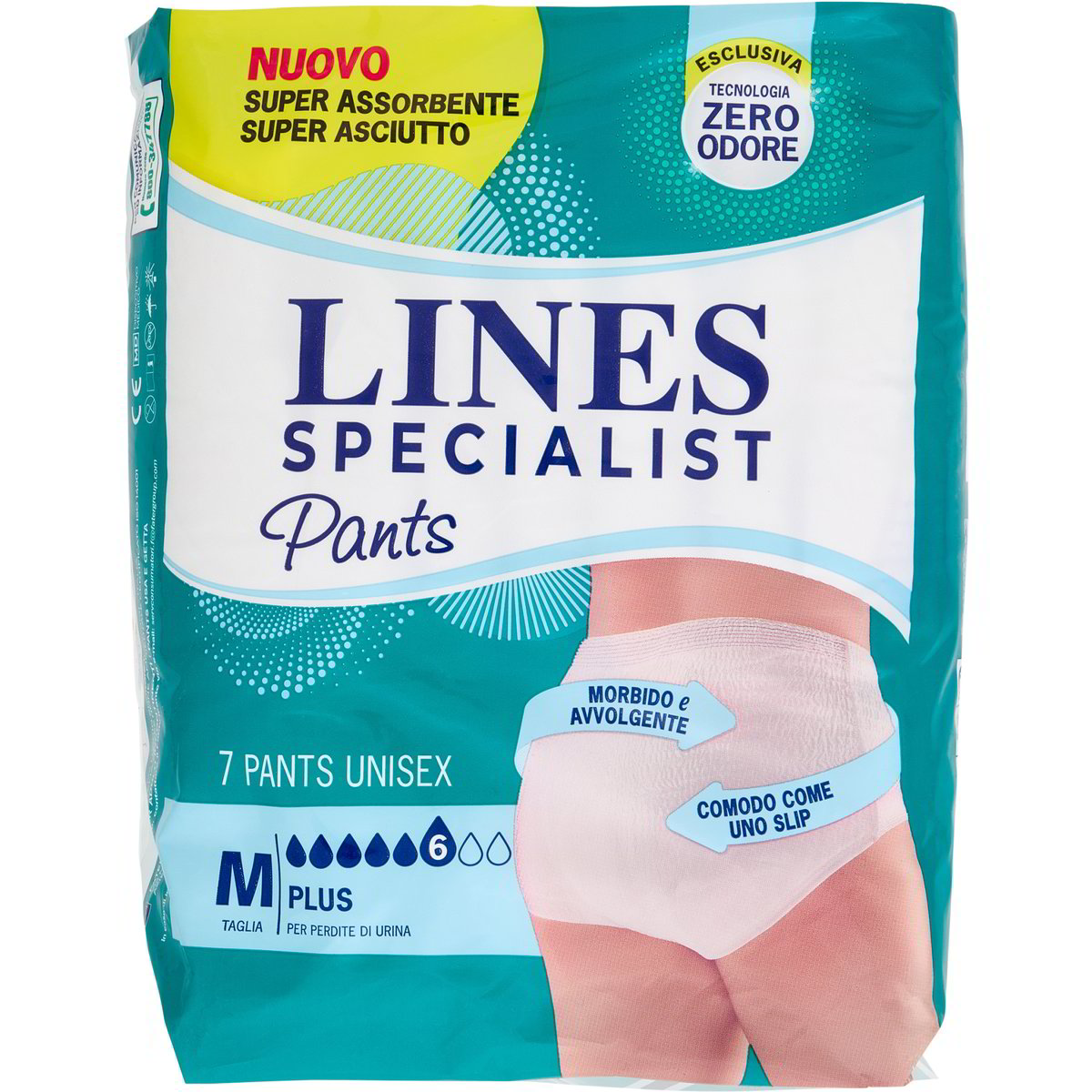 Assorbenti per incontinenza pants plus m verde x7 LINES 1 PZ - Coop Shop