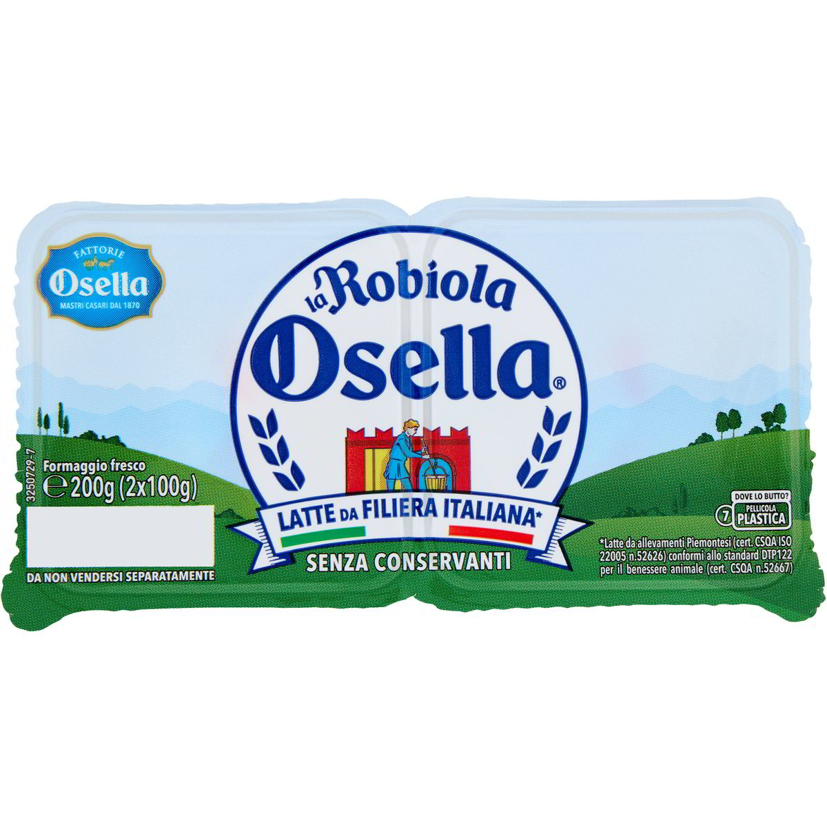 Robiola OSELLA 2 X 100 G - Coop Shop