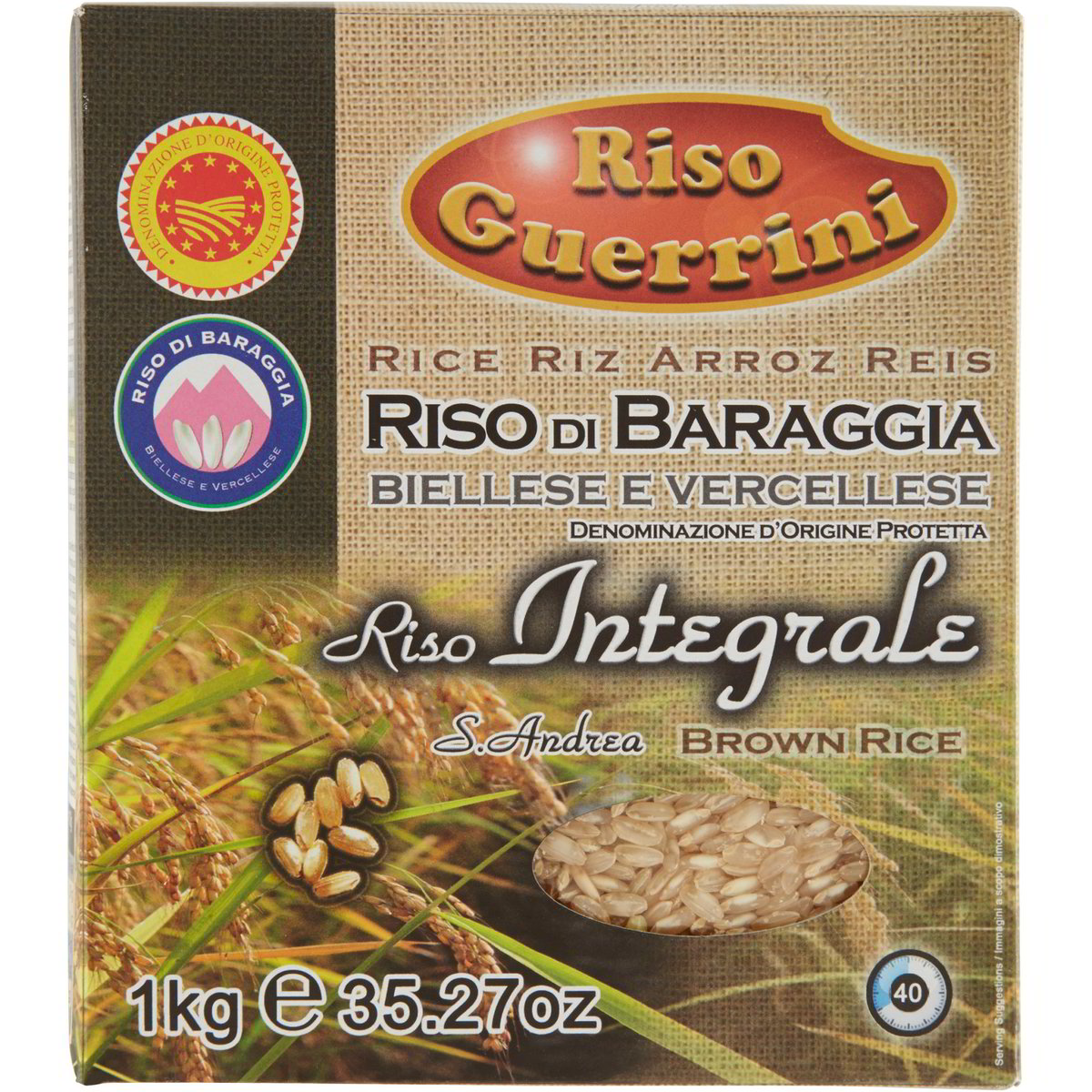 Riso integrale RISO GUERRINI 1000 G - Coop Shop