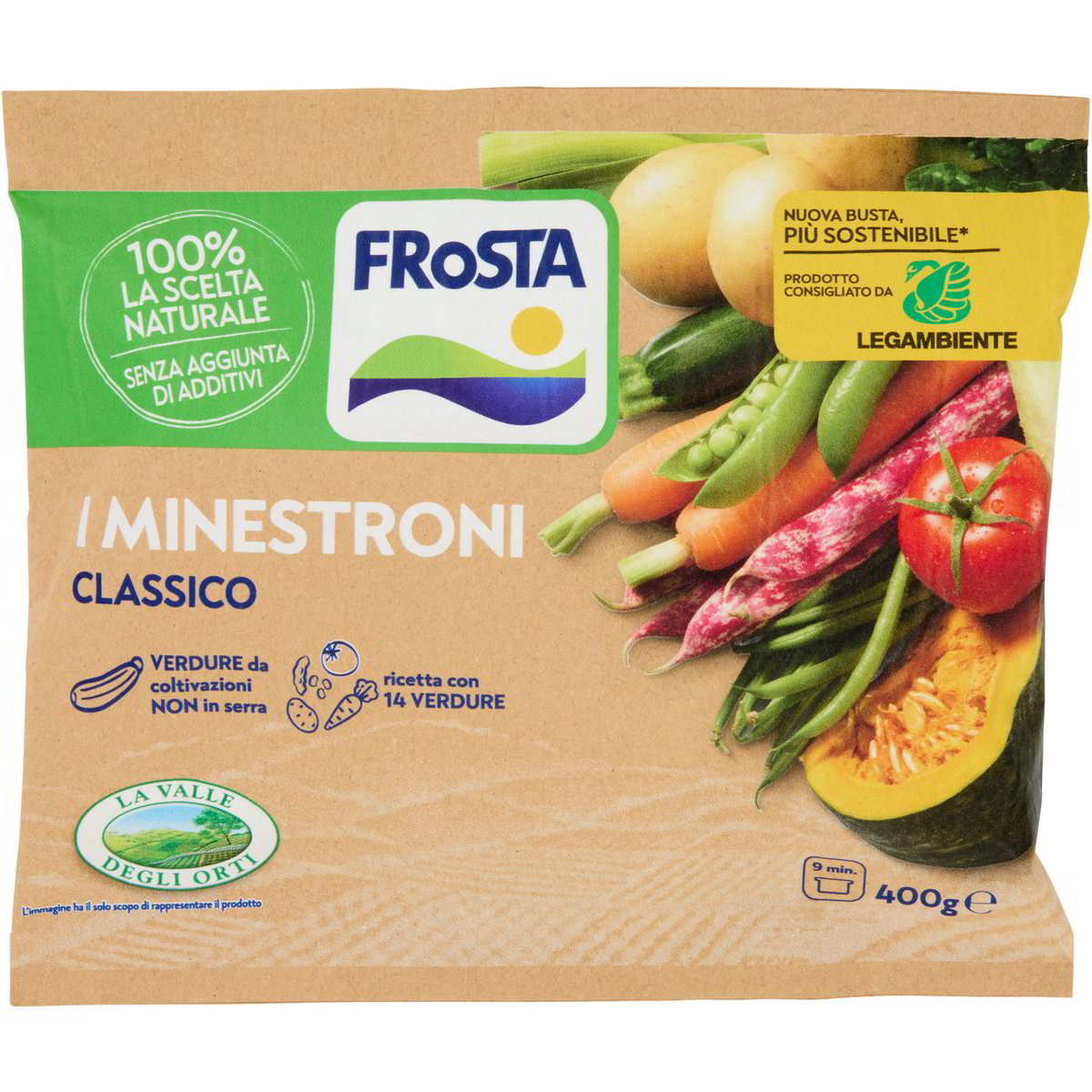 Minestrone classico LA VALLE DEGLI ORTI 400 G - Coop Shop