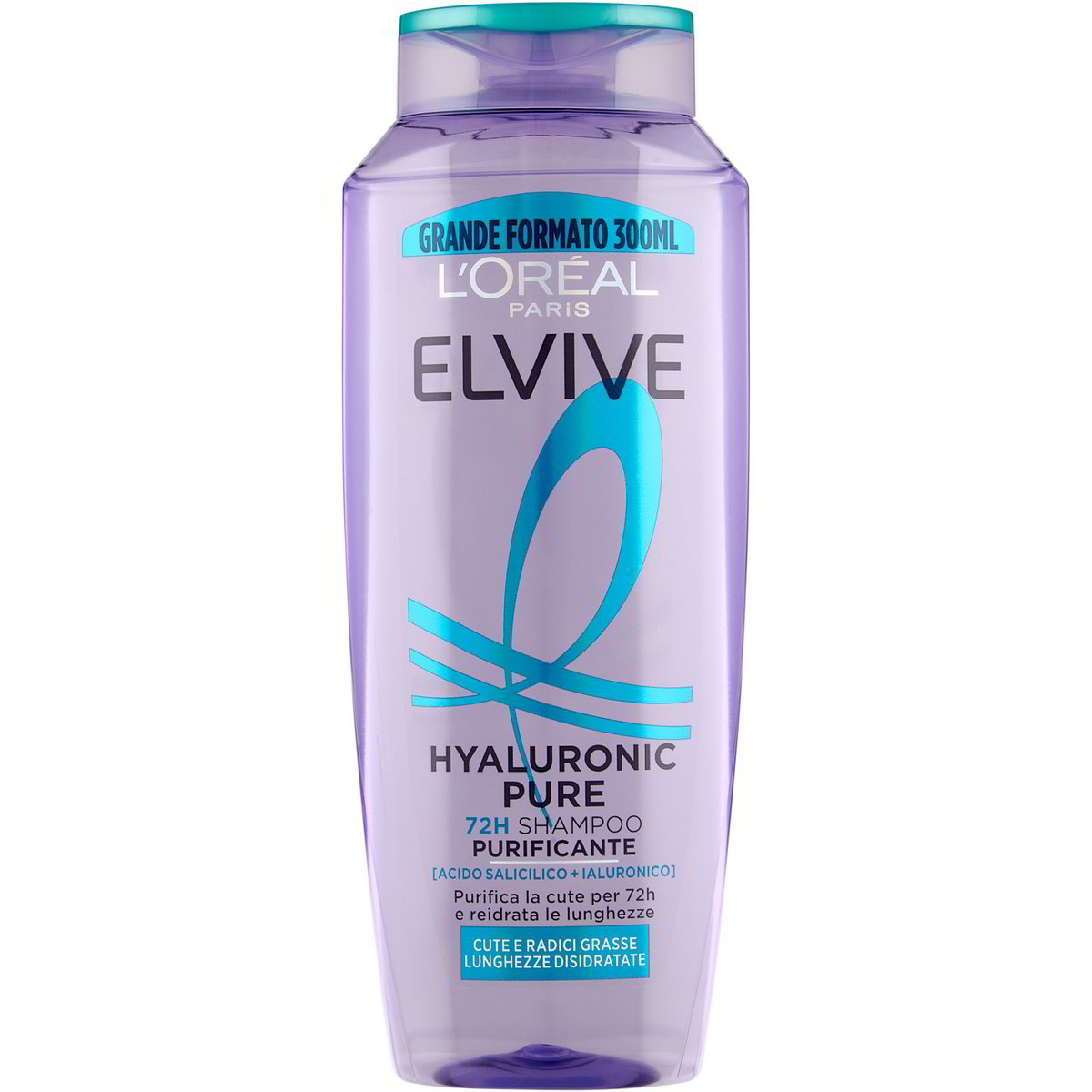 Shampoo purificante cute grassa hyaluronic pure L'OREAL - ELVIVE 300 ML ...