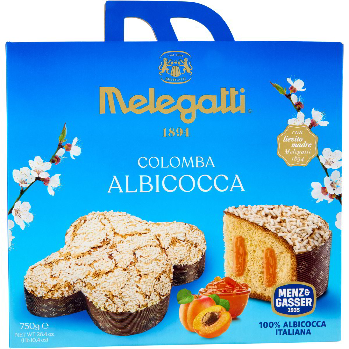 Colomba con albicocca MELEGATTI 750 G - Coop Shop