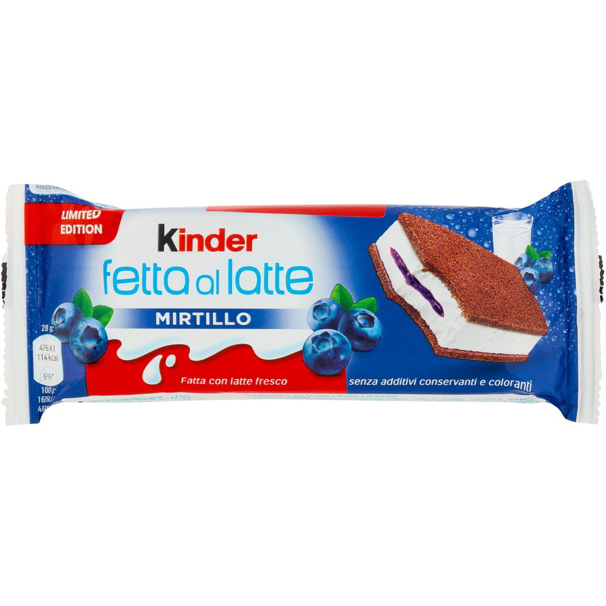 Kinder fetta al latte al mirtillo x5 FERRERO 140 G - Coop Shop