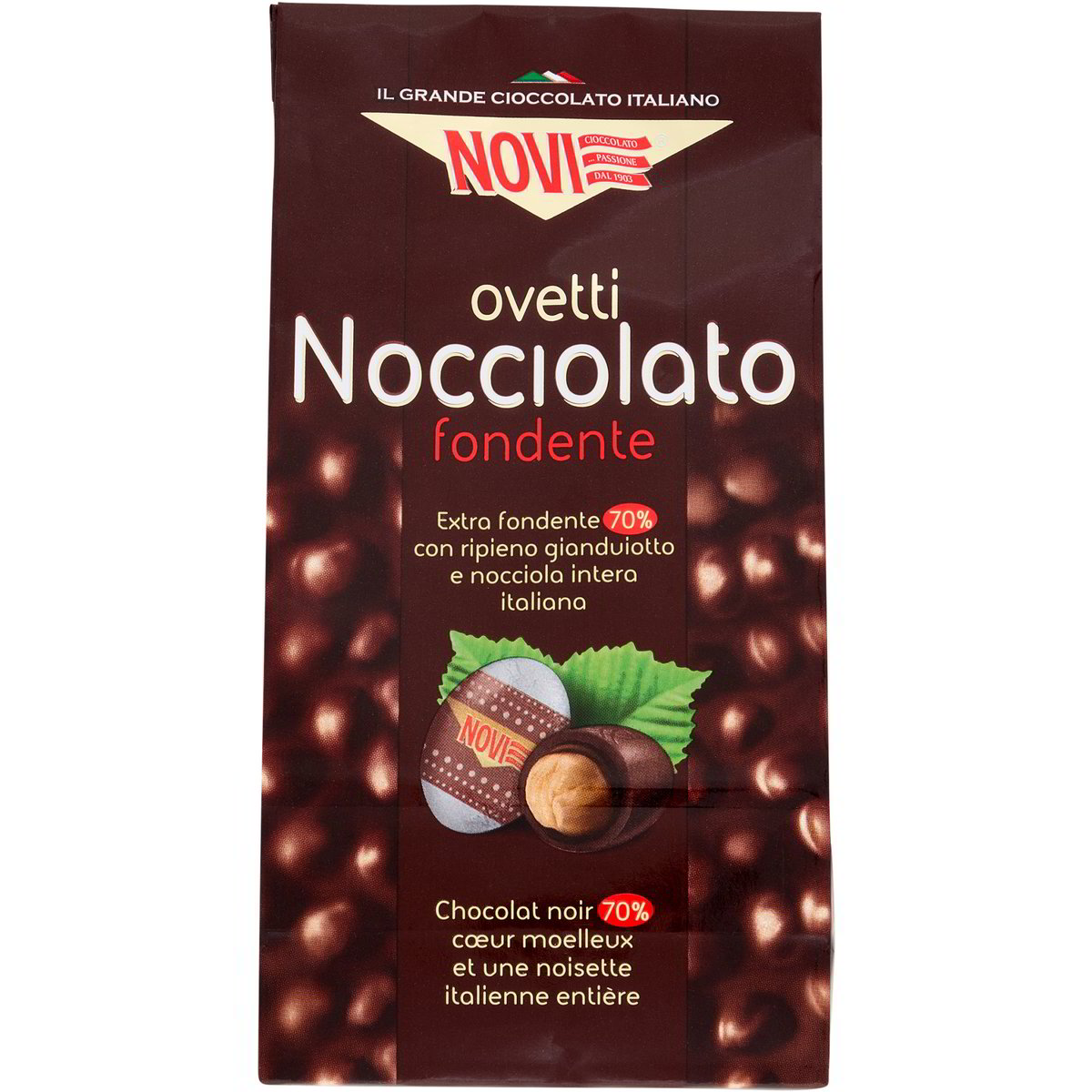 Ovetti cioccolatini nocciolato fondente NOVI 145 G - Coop Shop