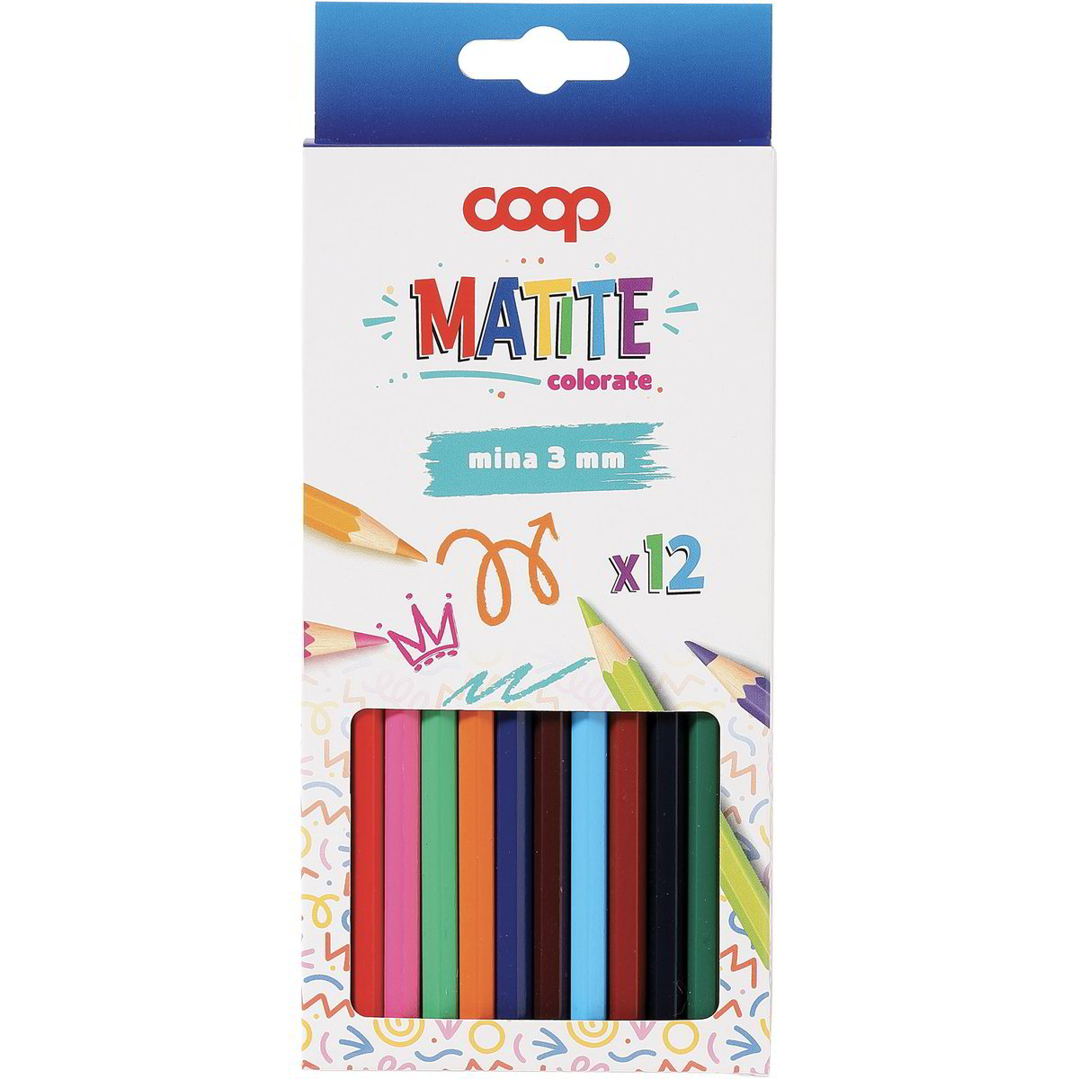 Matite colorate x12 COOP 1 PZ - Coop Shop