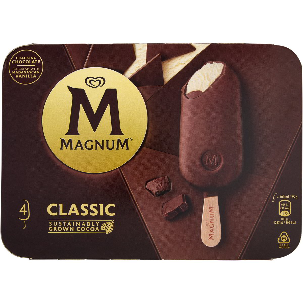 Magnum classico x4 ALGIDA 300 G - Coop Shop