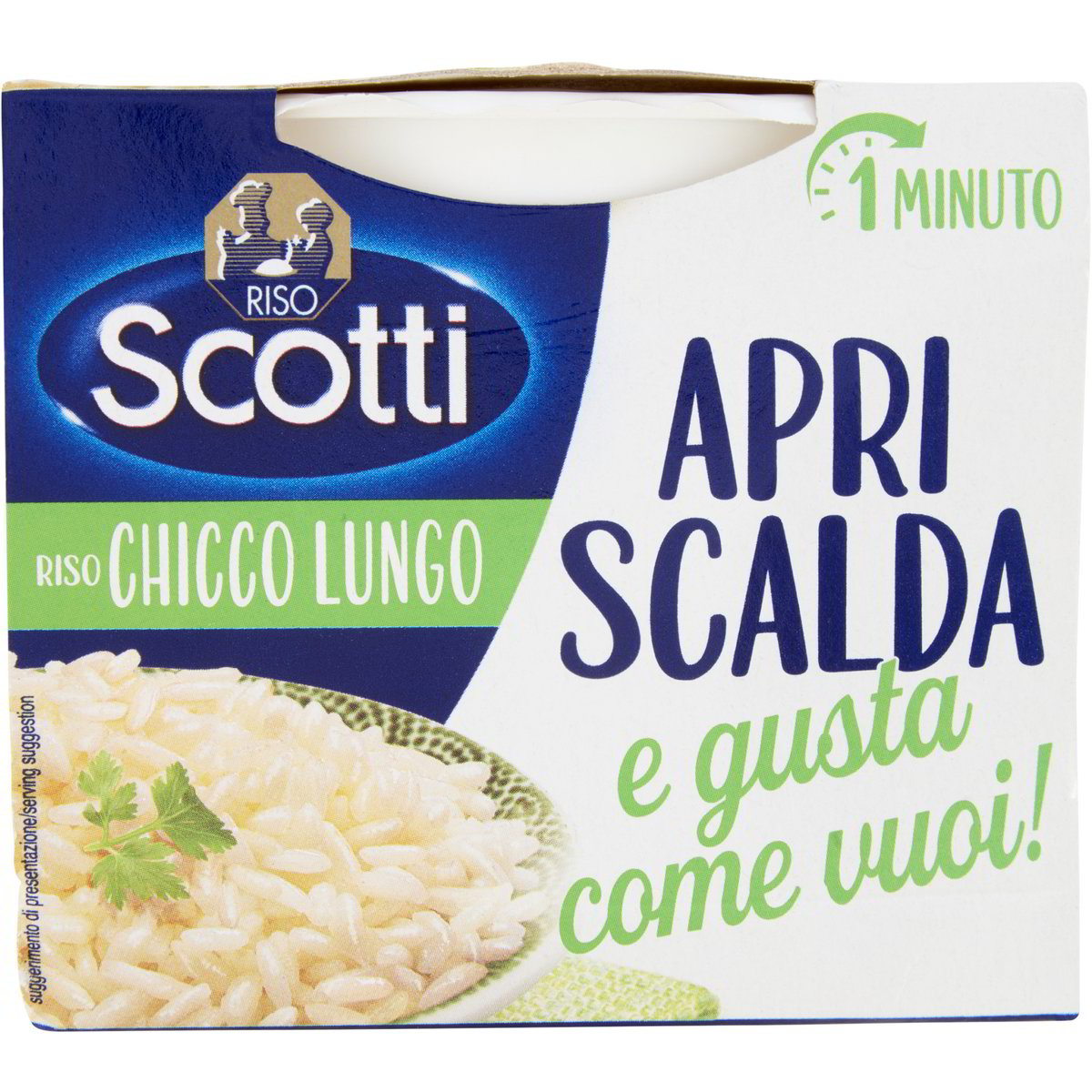 Riso chicco lungo apri e scalda RISO SCOTTI 200 G - Coop Shop