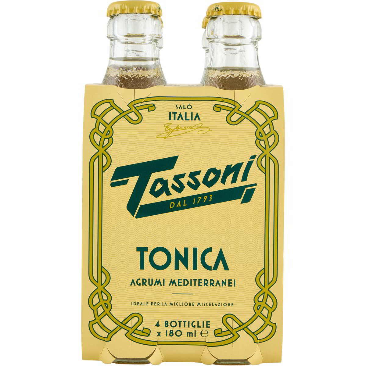 Tonica al cedro x4 TASSONI 4 X 180 ML - Coop Shop