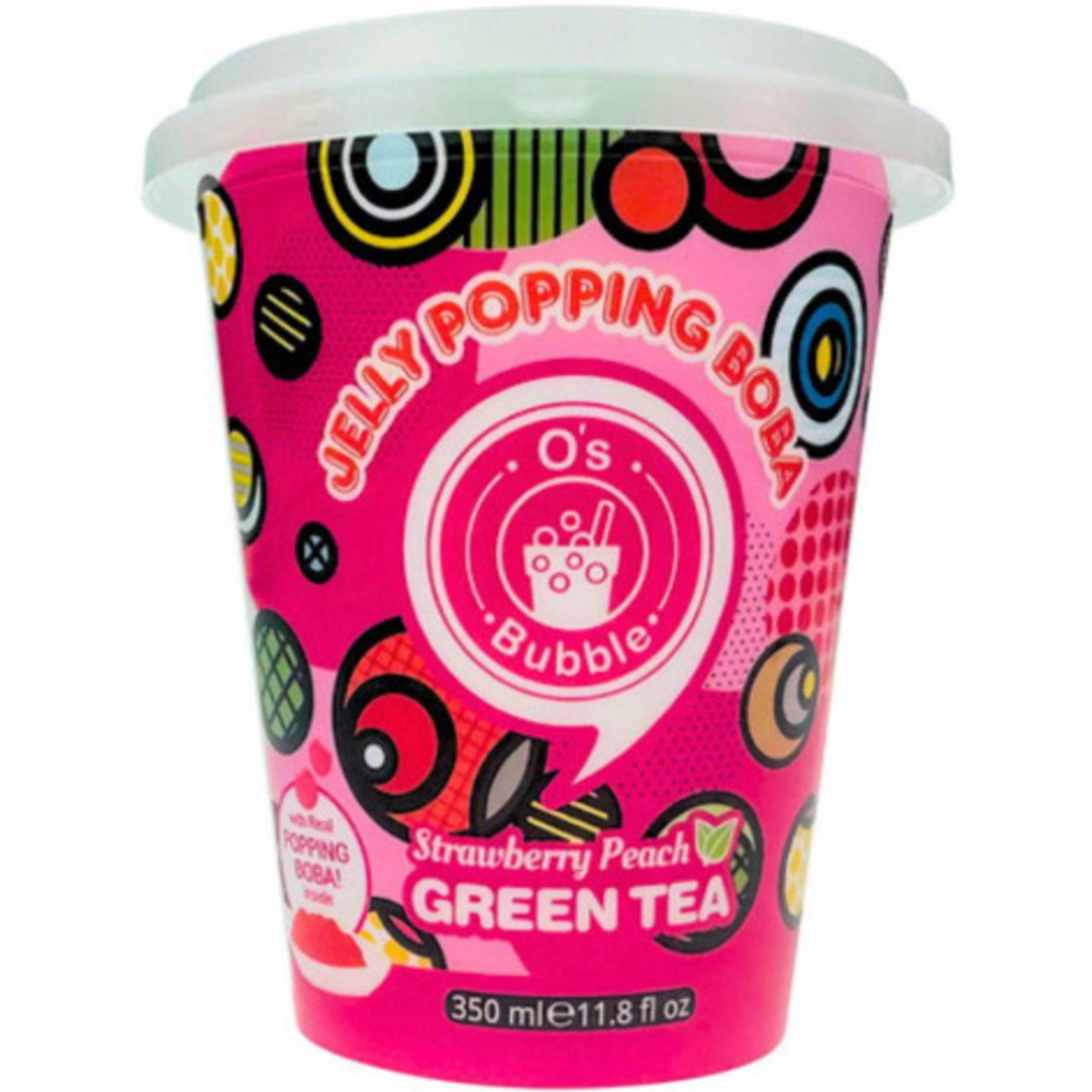 Bubble green tea fragola e pesca BOBA LOBA 350 ML - Coop Shop