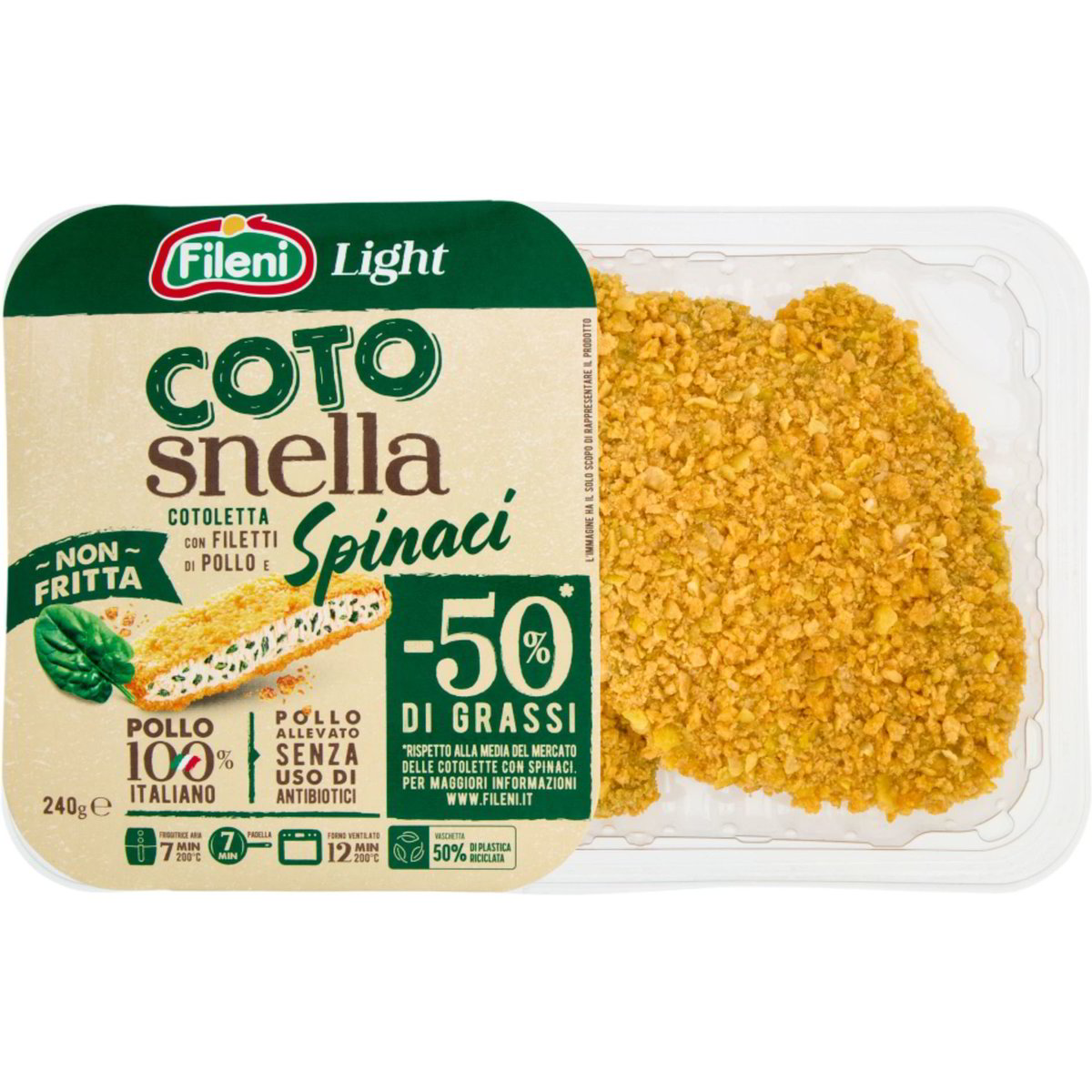 Spinacina di pollo cotosnella FILENI 240 G - Coop Shop