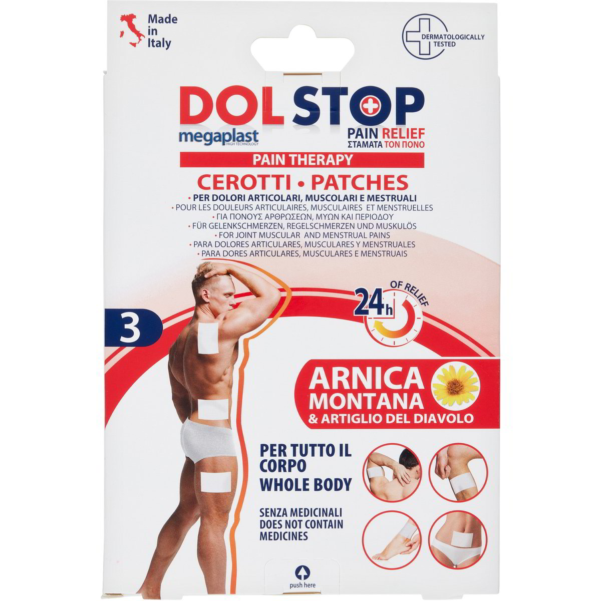 Cerotti arnica 9x14cm therapy patch montana x3 MEGAPLAST 1 PZ - Coop Shop