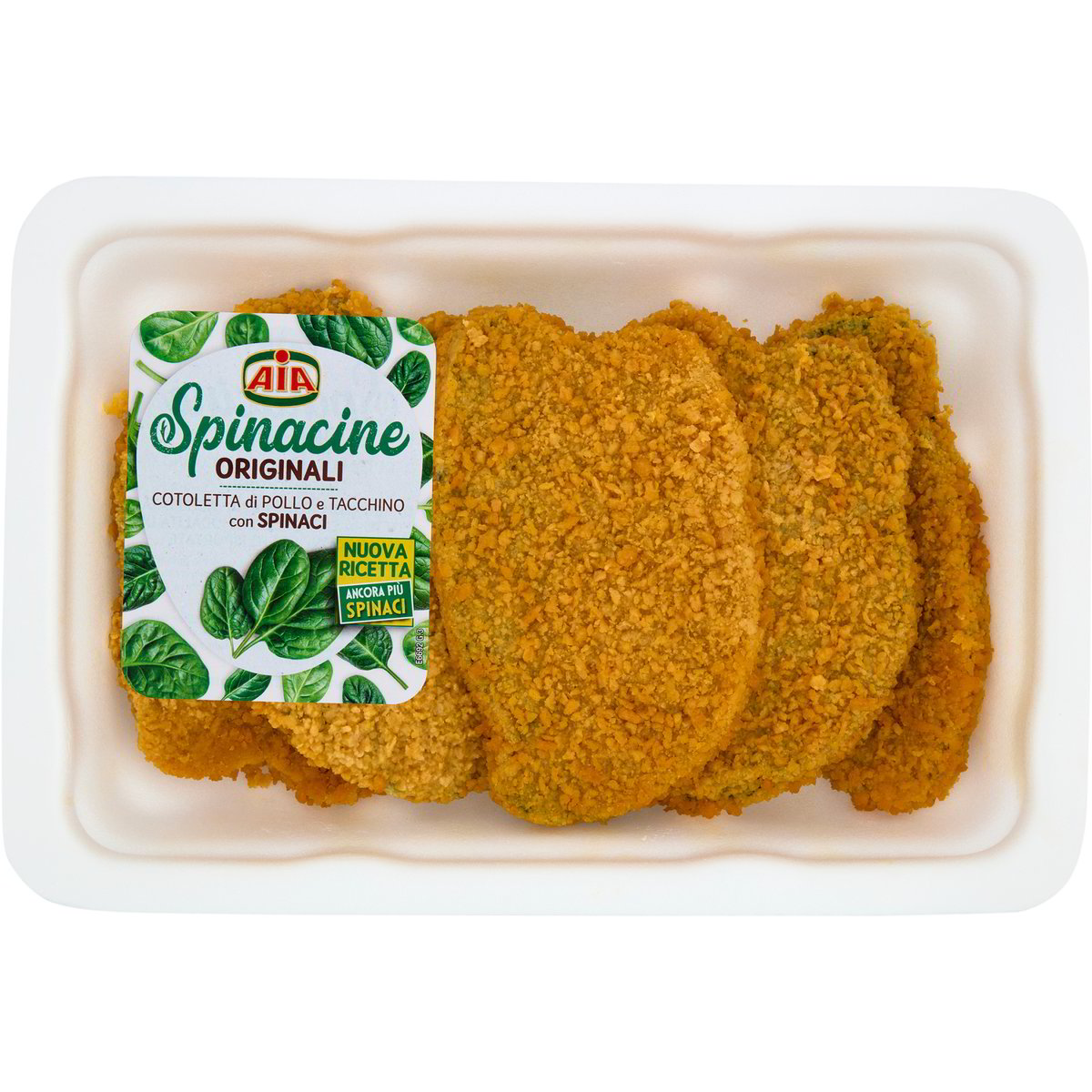 Cotolette pollo e tacchino spinacine AIA 500 G - Coop Shop