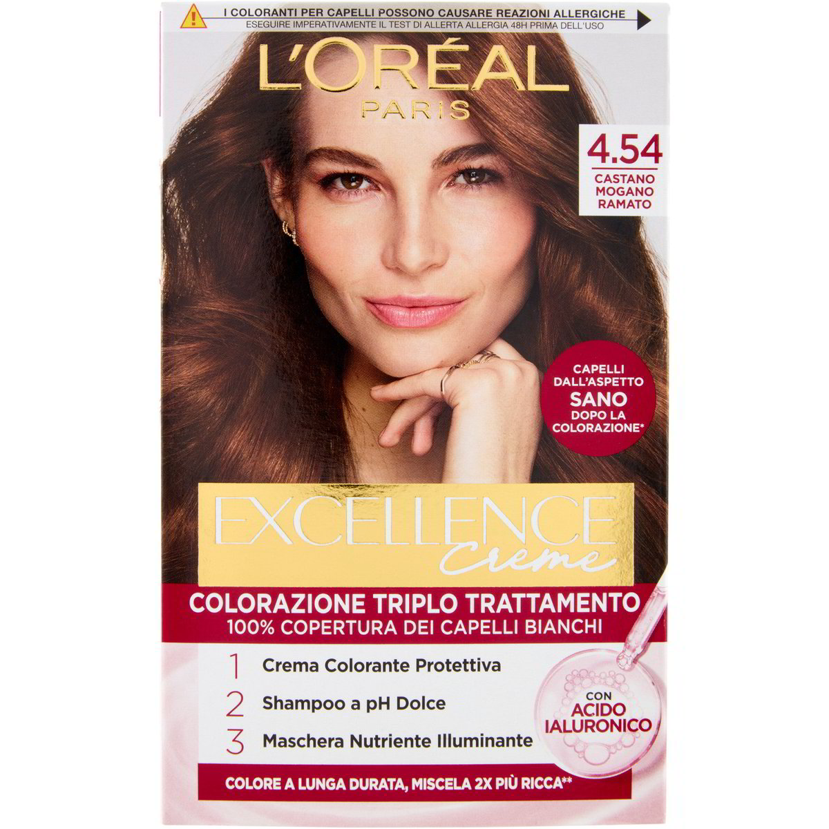 Colorazione permanente excellence castano mogano L'OREAL 1 PZ - Coop Shop