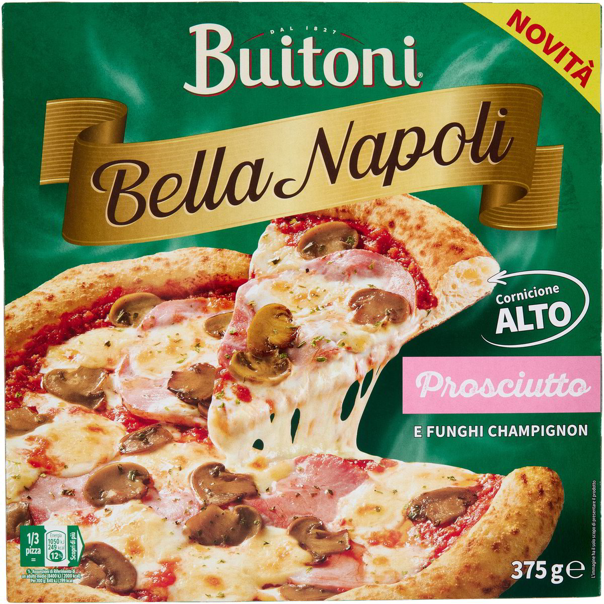 Pizza bella napoli al prosciutto e funghi BUITONI 375 G - Coop Shop