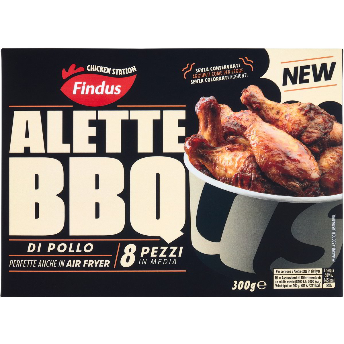 Pollo alette bbq x8 FINDUS 300 G - Coop Shop