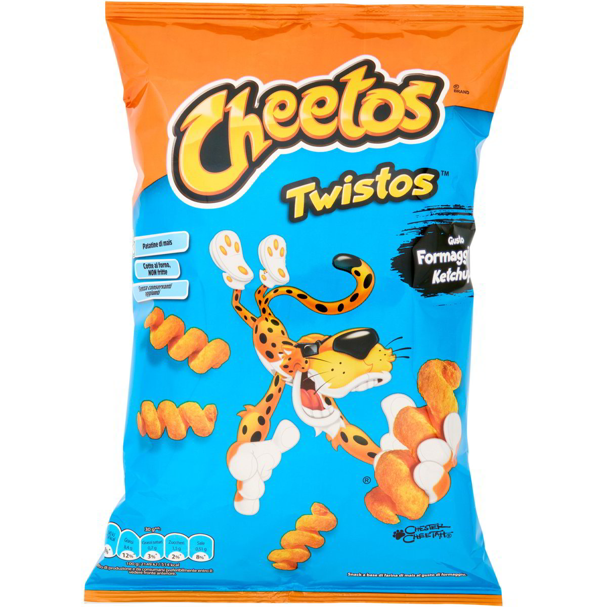 Patatine di mais twistos gusto formaggio ketchup CHEETOS 70 G - Coop Shop