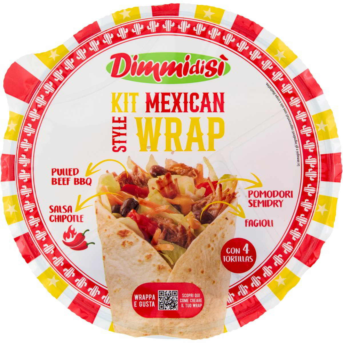 Tortilla kit mexican style wrap DIMMIDISI' 250 G - Coop Shop