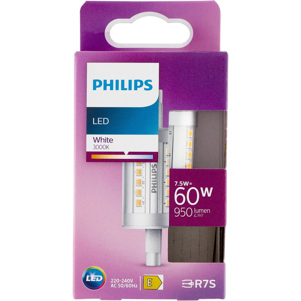 Lampada led faretto r7s 78mm 60w 3000k PHILIPS 1 PZ - Coop Shop