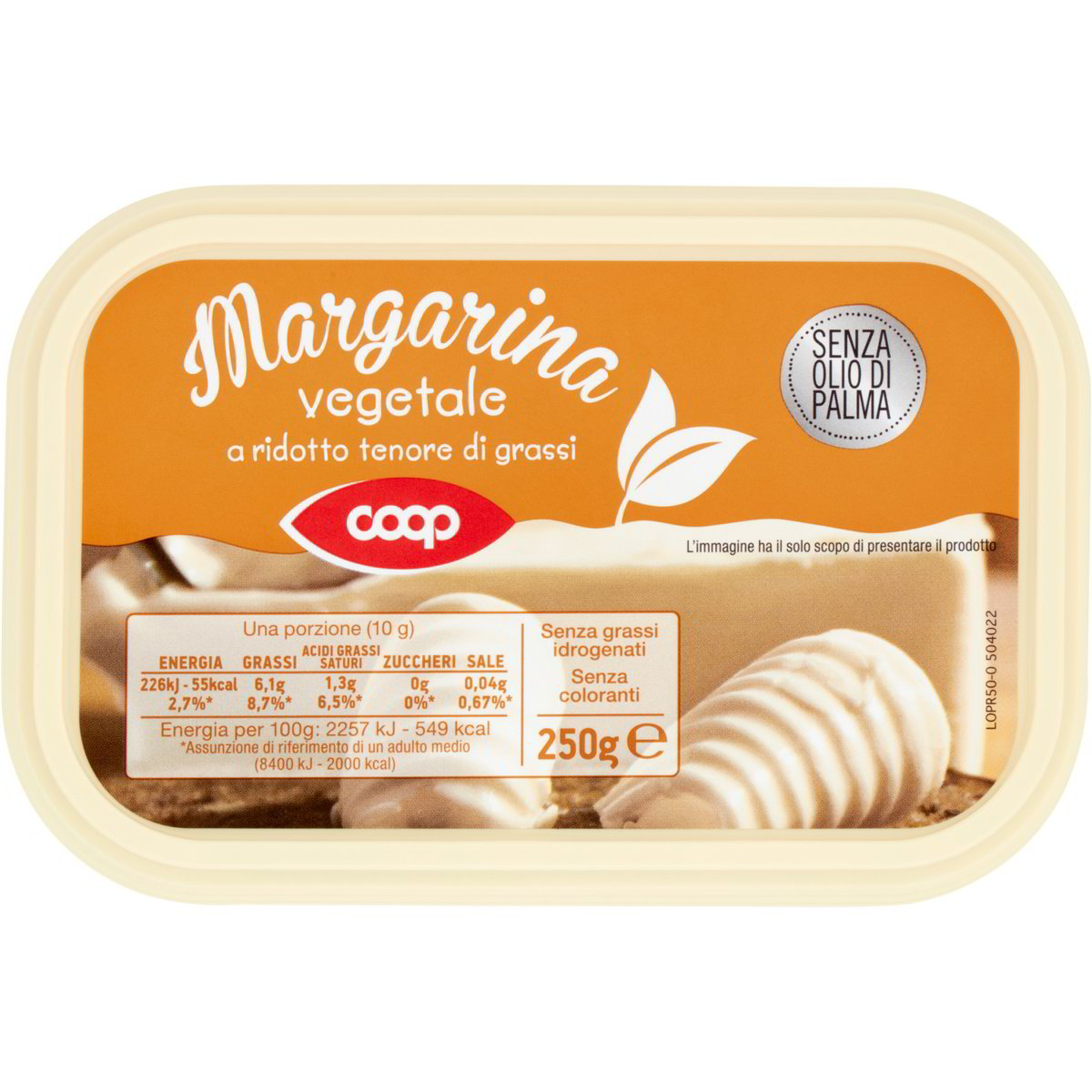 Margarina vegetale COOP 250 G - Coop Shop