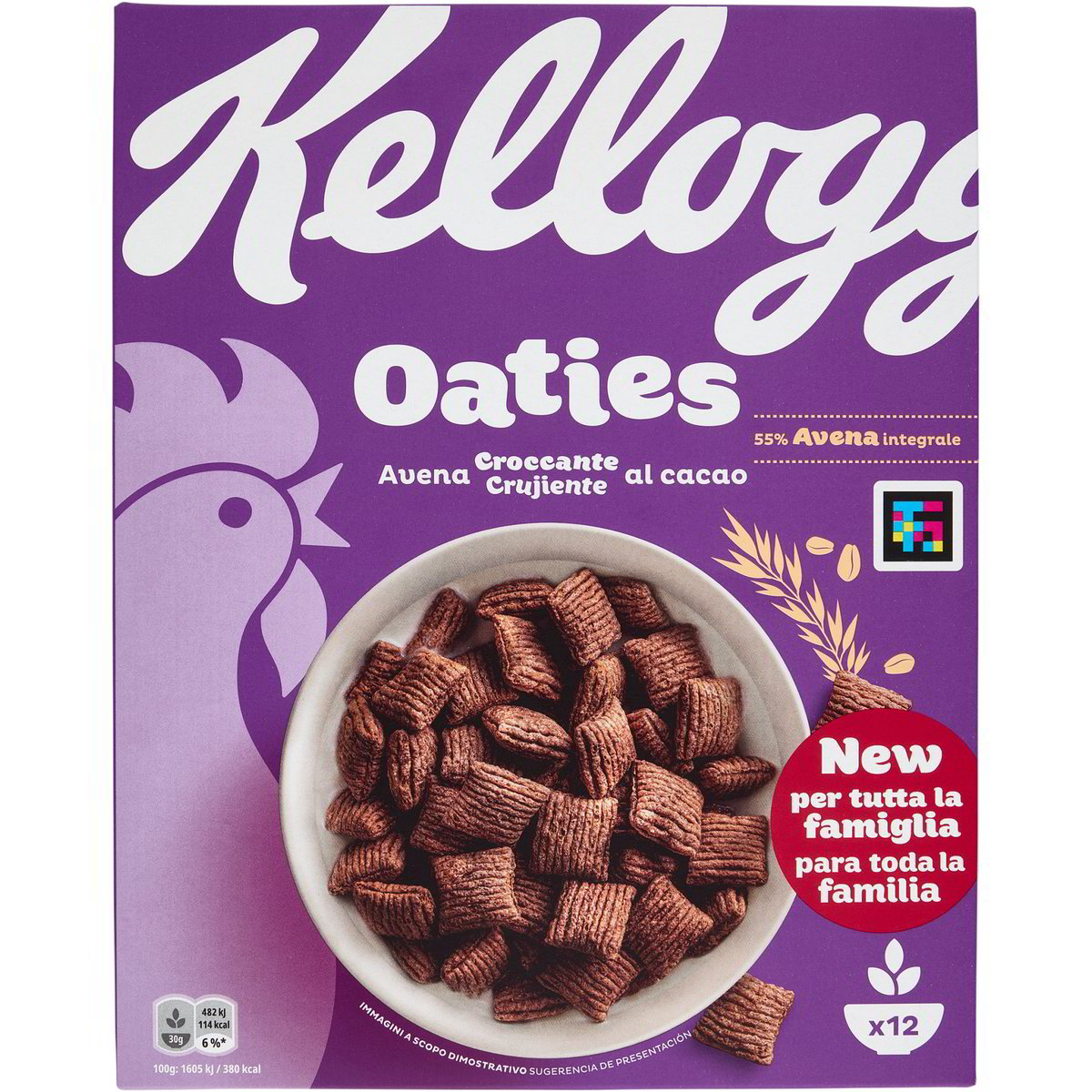 Cereali di avena integrale al cacao oaties KELLOGG'S 360 G - Coop Shop