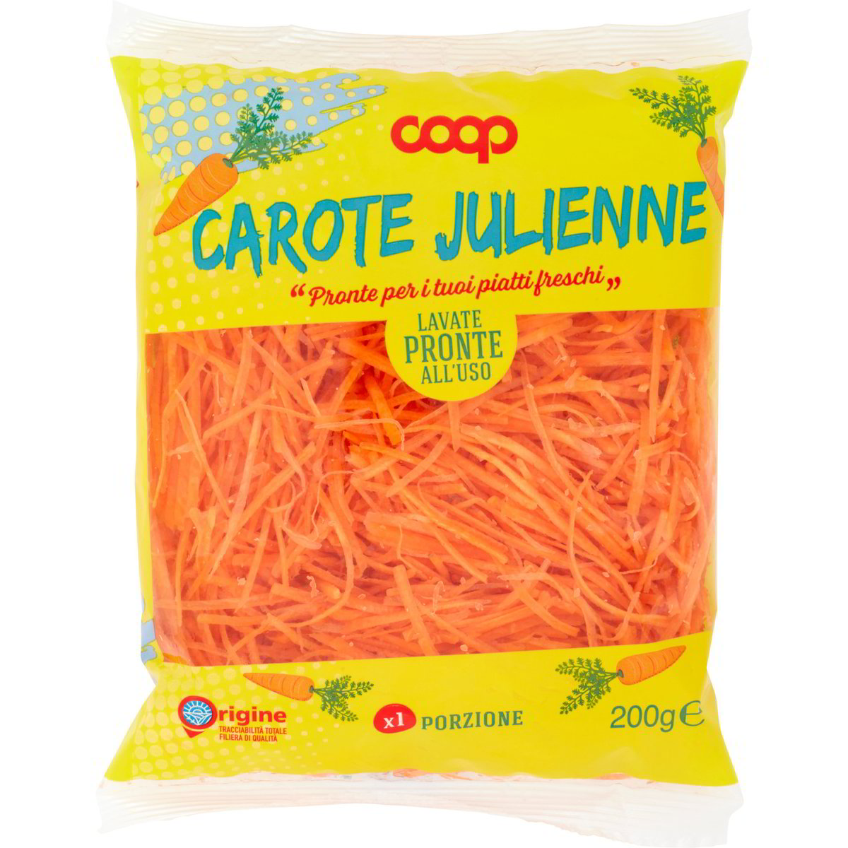 Carote julienne COOP - ORIGINE 200 G - Coop Shop