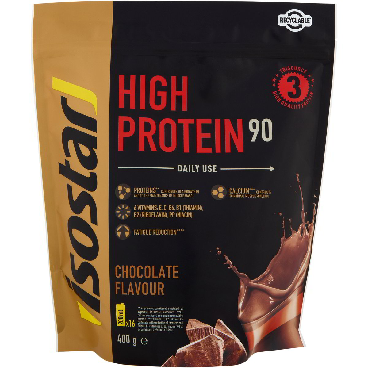 Integratore high protein 90 chocolate flavour ISOSTAD 400 G - Coop Shop