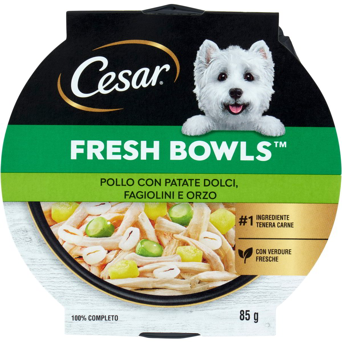 Alimento per cani fresh bowls pollo e patate dolci CESAR 85 G - Coop Shop