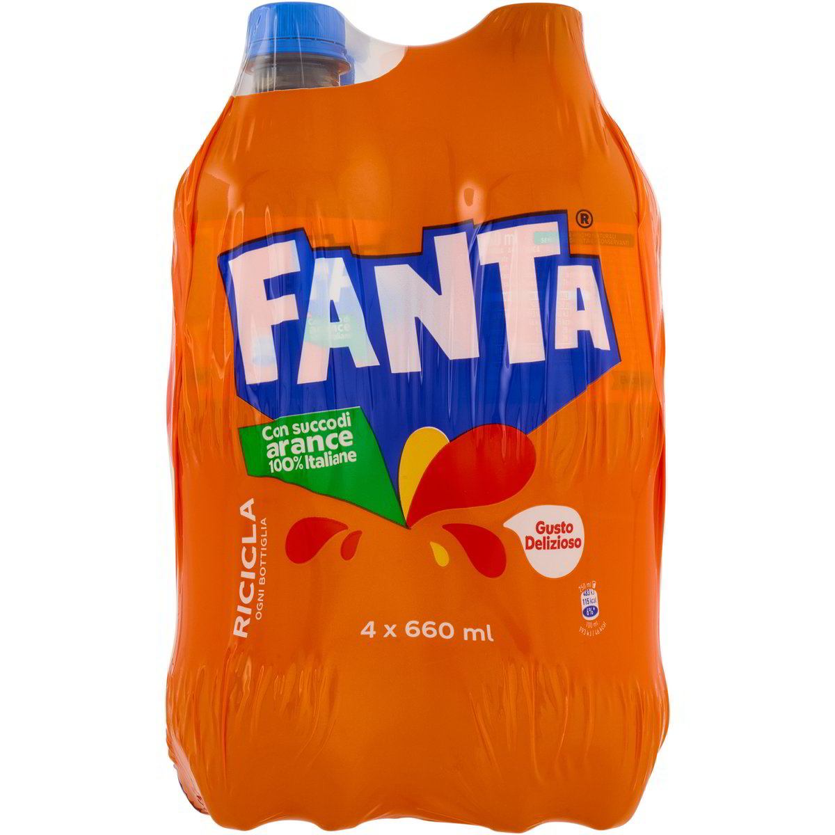 Fanta orange FANTA 4 X 660 ML - Coop Shop