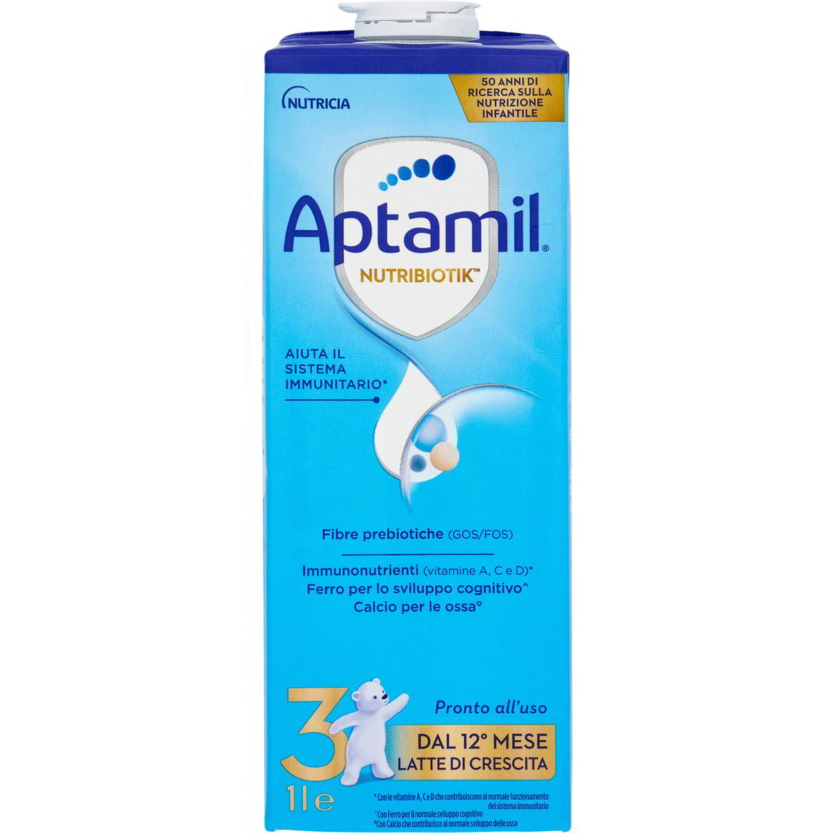 Latte crescita 3 pronto all'uso dal 12 mese APTAMIL 1000 ML - Coop Shop