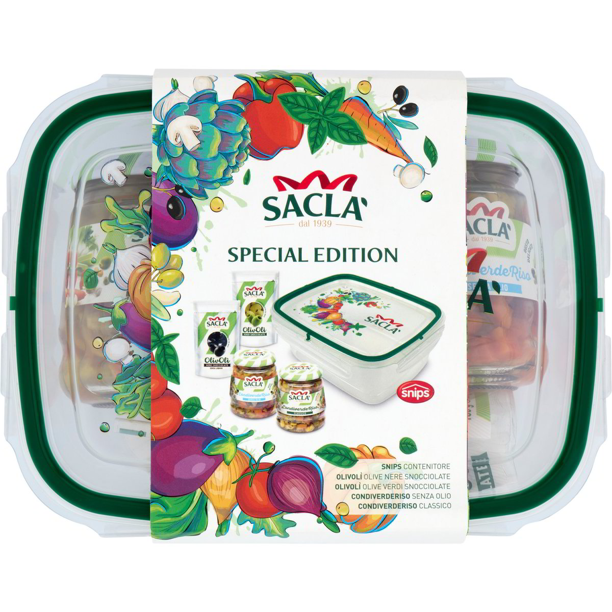 Condimento misto insalata di riso set conteniore SACLÀ 1 PZ - Coop Shop