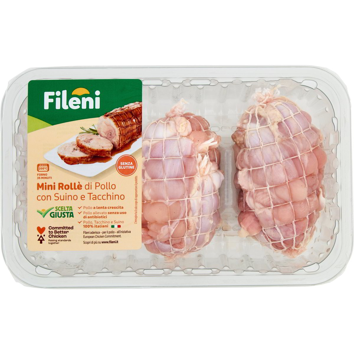 Pollo rollè mini FILENI 600 G - Coop Shop