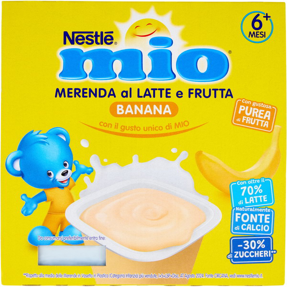 Omogeneizzato latte e banana mio NESTLÈ 400 G - Coop Shop