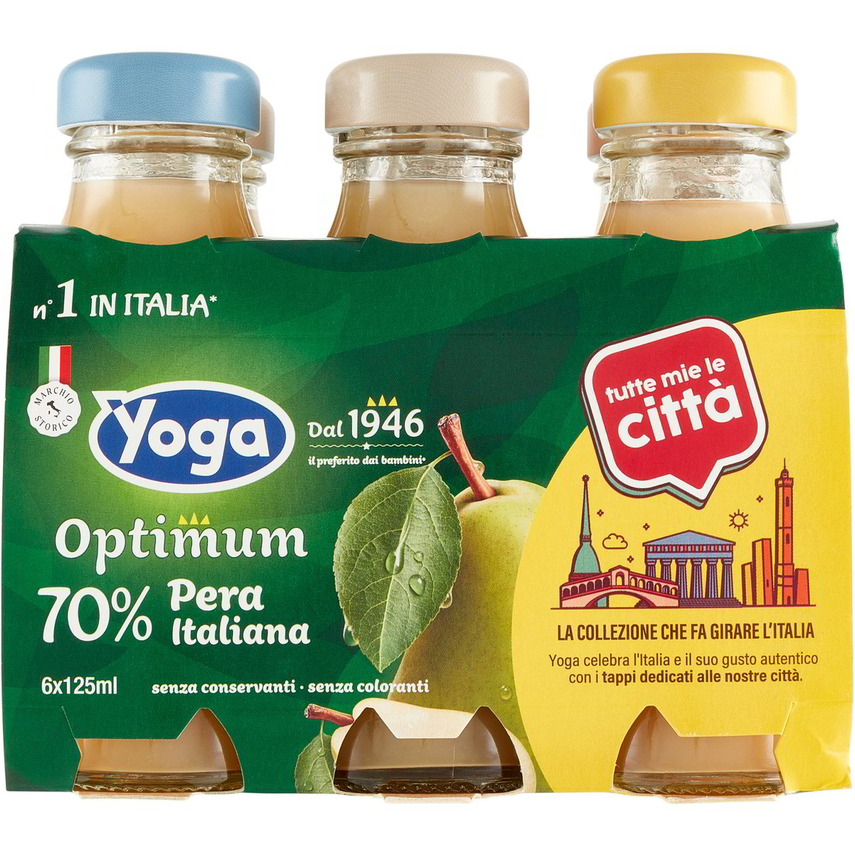 Succo di frutta nettare pera optimum x6 YOGA 6 X 125 ML - Coop Shop