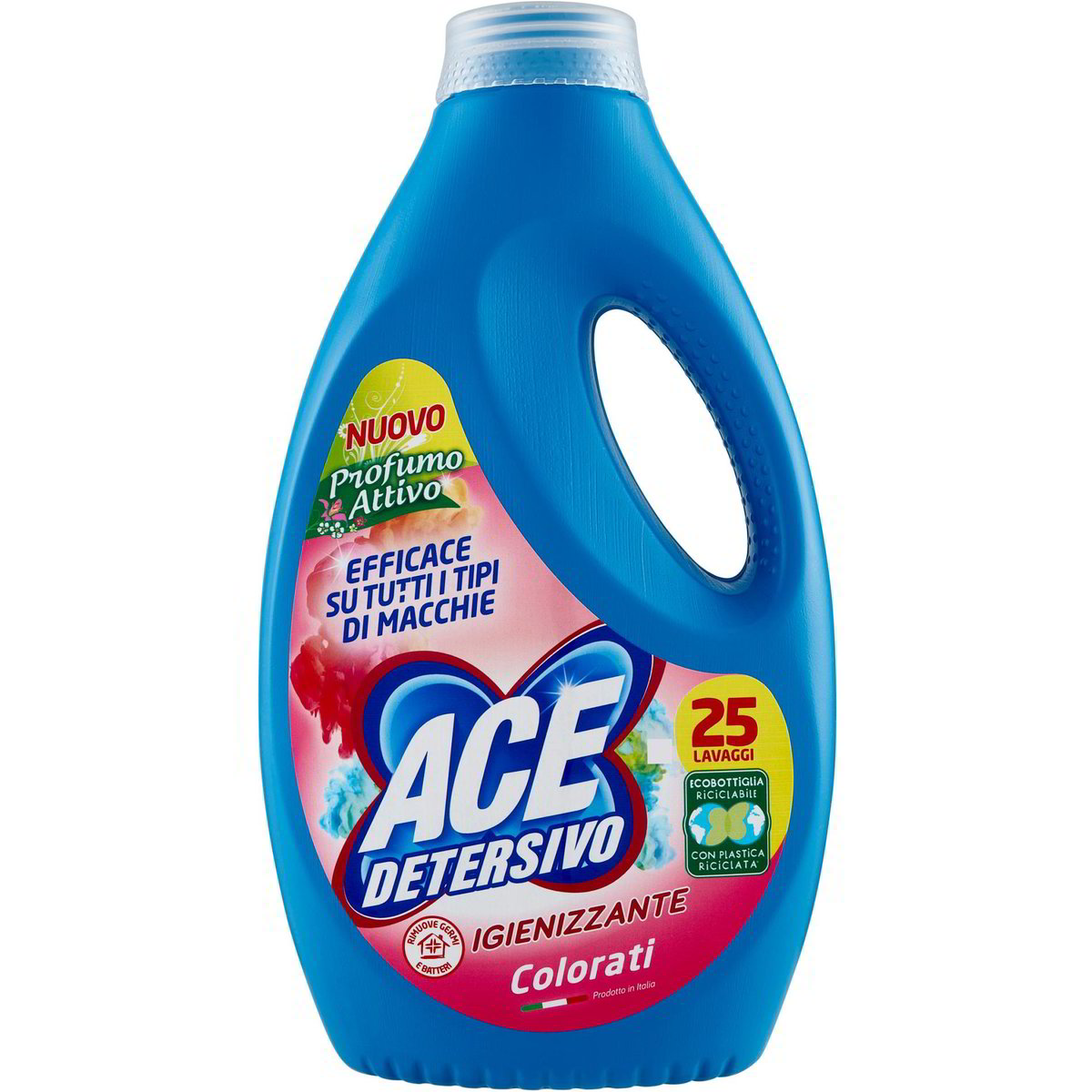 Detersivo liquido colorati igienizzante 25 lavaggi ACE 1375 ML - Coop Shop