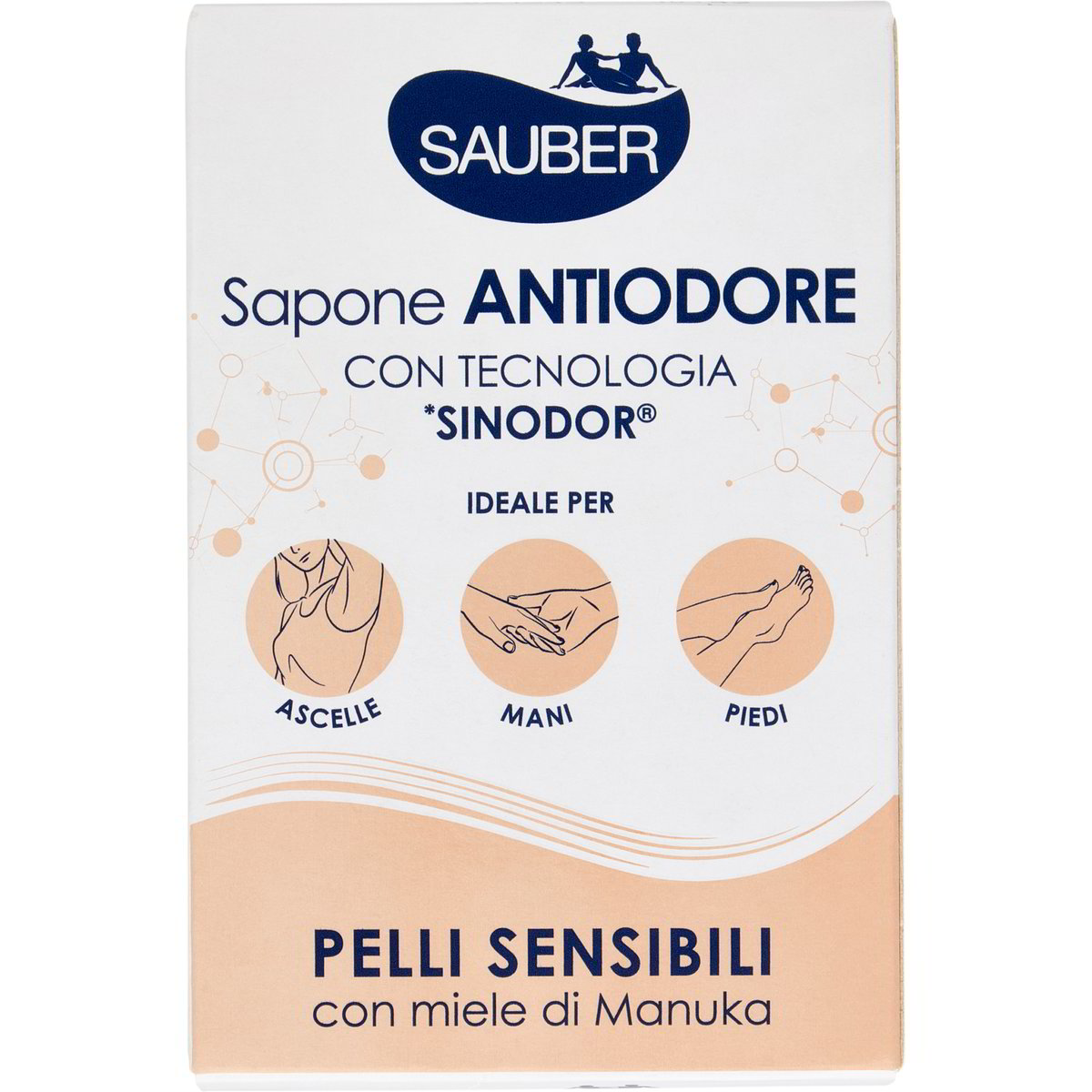 Sapone solido antiodore per pelli sensibili SAUBER 90 G - Coop Shop