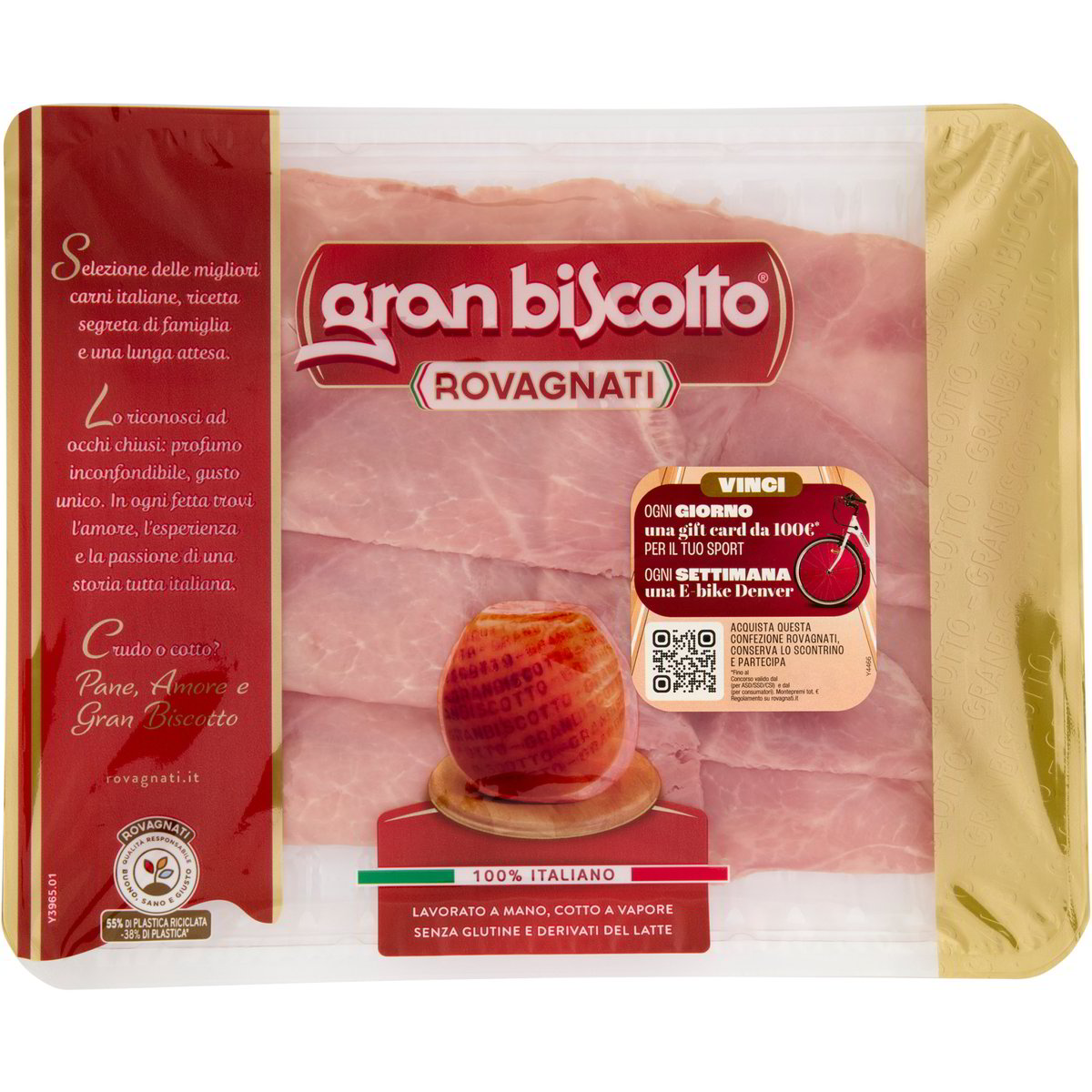 Prosciutto cotto gran biscotto ROVAGNATI 100 G - Coop Shop