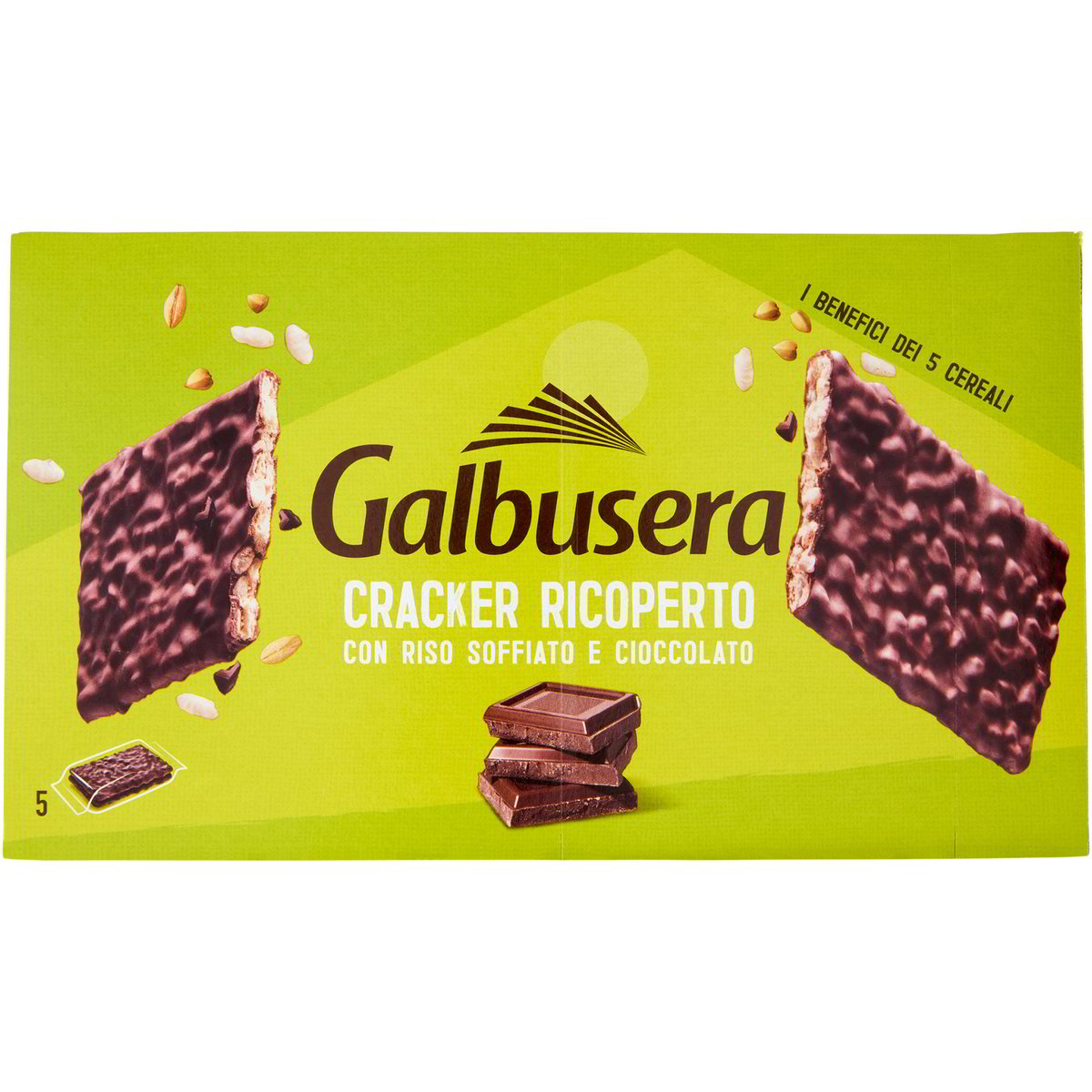 Snack risosuriso crackers ricoperto di cioccolato GALBUSERA 5 X 30 G ...