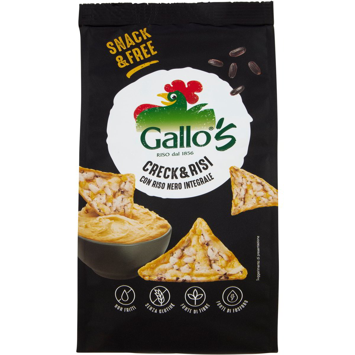 Snack di riso nero e mais buoni&free RISO GALLO 80 G - Coop Shop