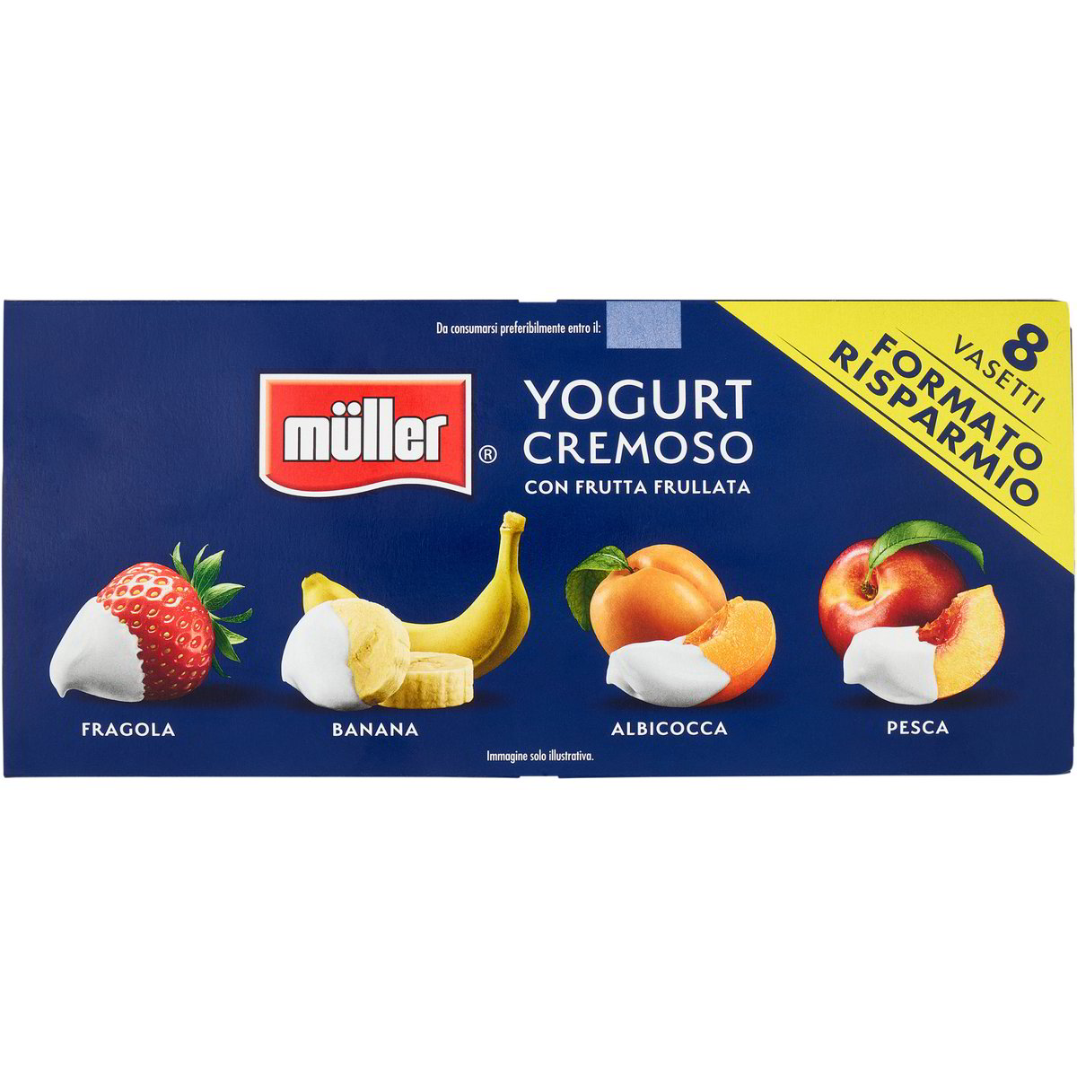 Yogurt intero cremoso con frutta frullata MULLER 8 X 125 G - Coop Shop