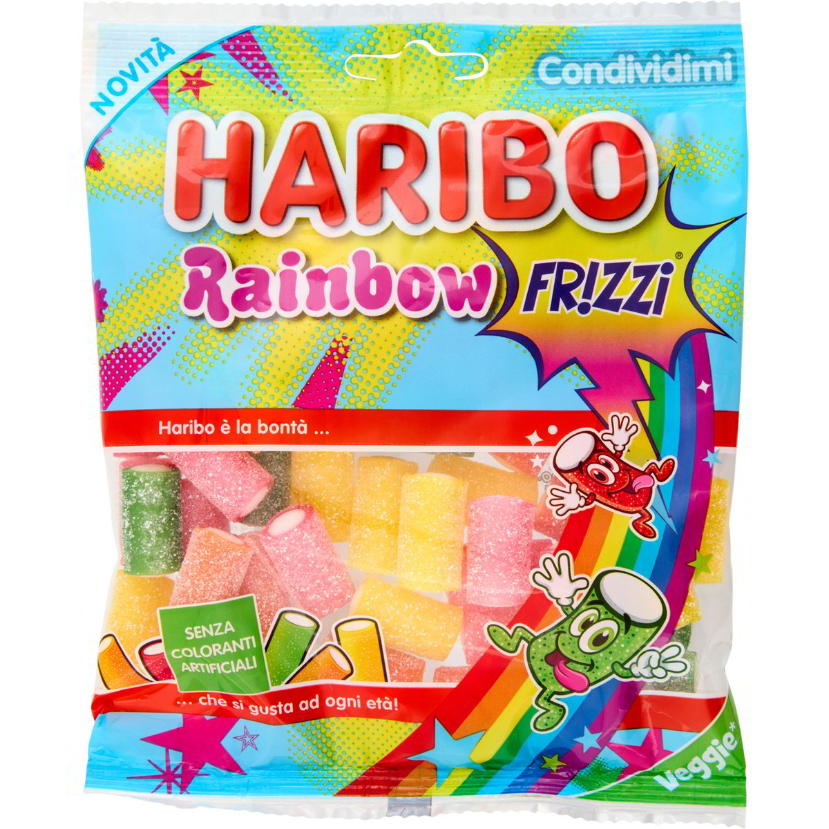 Caramelle gommose rainbow frizzi HARIBO 150 G - Coop Shop