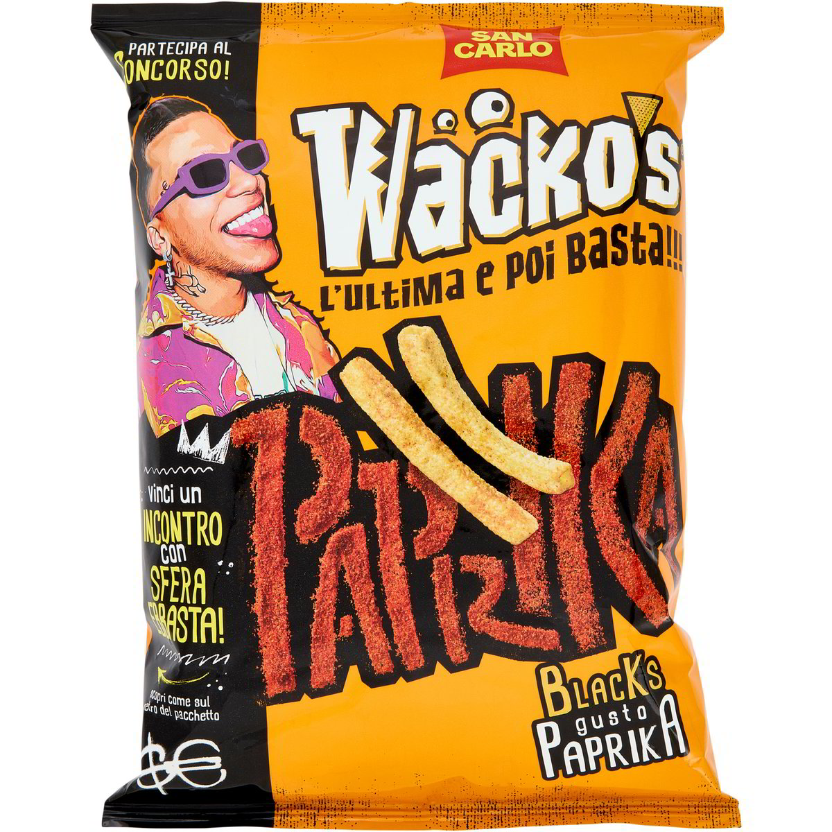 Patatine wacko's blacks paprika SAN CARLO 90 G - Coop Shop