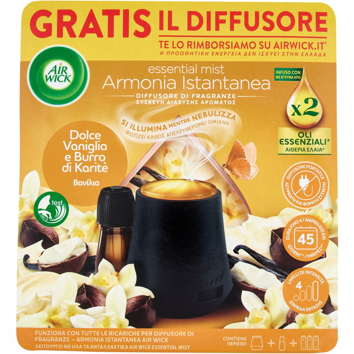 Diffusore di fragranze con oli mandarino e arancia AIR WICK 20 ML ...