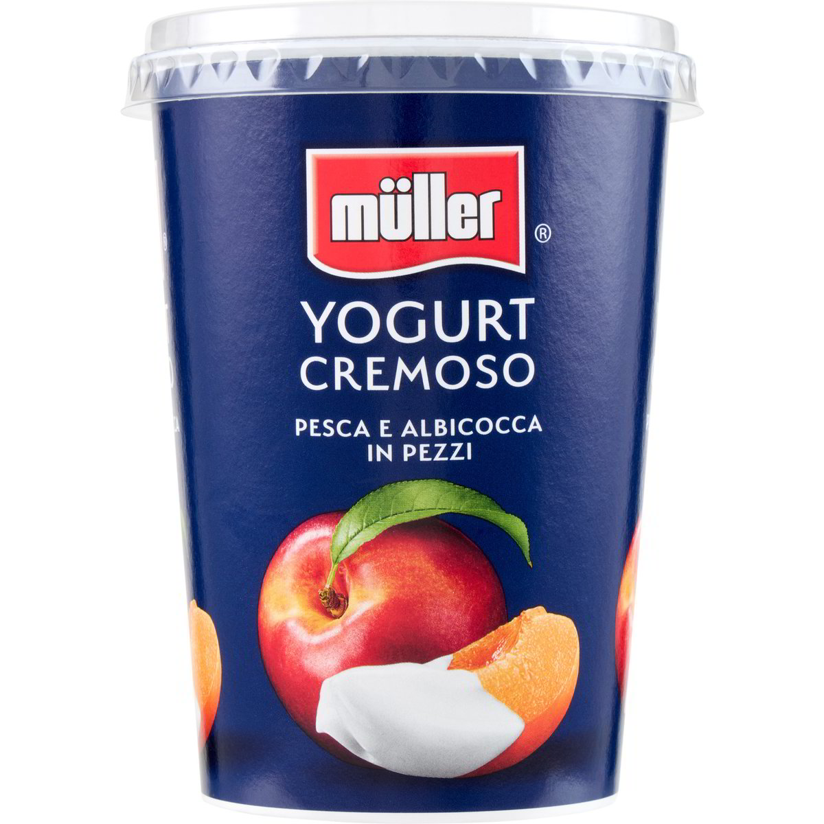 Yogurt intero cremoso all'albicocca e pesca pezzi MULLER 500 G - Coop Shop