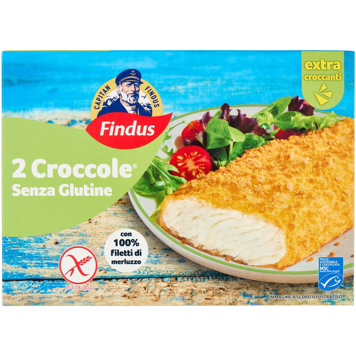 Merluzzo croccole x2 CAPITAN FINDUS 250 G - Coop Shop