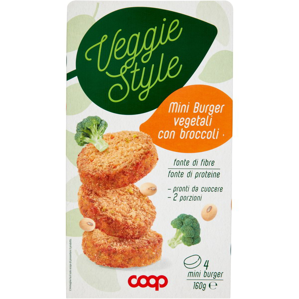 Burger vegetale con broccoli veggie style COOP 160 G - Coop Shop