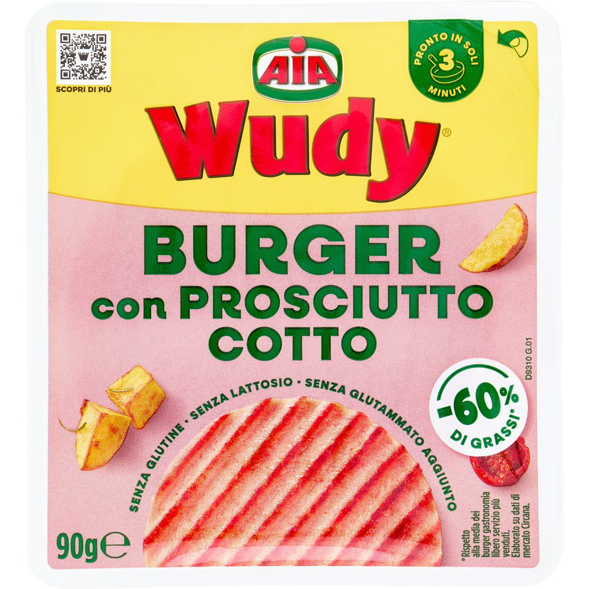 Burger con prosciutto cotto wudy AIA 90 G - Coop Shop