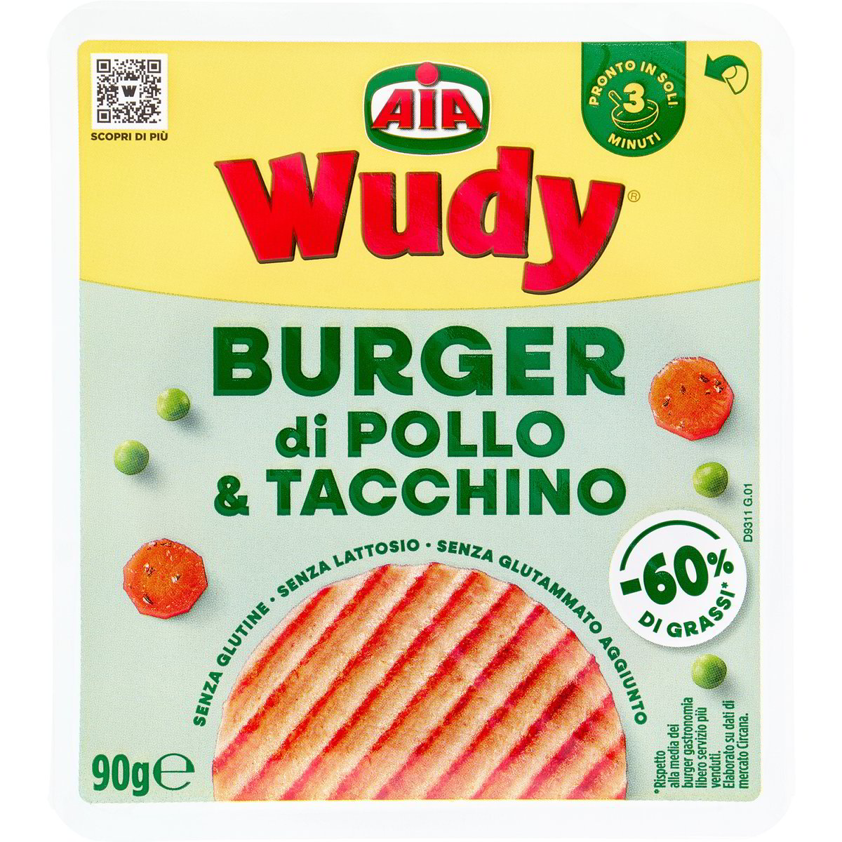 Burger di pollo & tacchino wudy AIA 90 G - Coop Shop