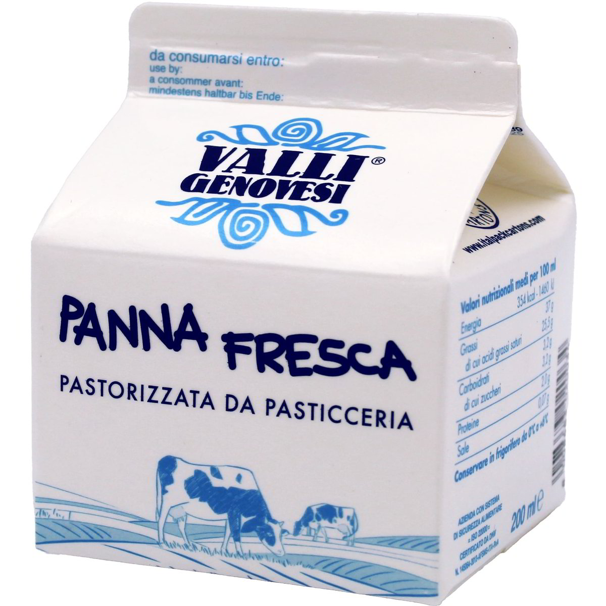 Panna fresca da pasticceria VALLI GENOVESI 200 ML - Coop Shop