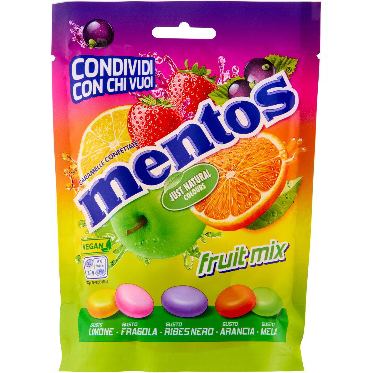 Caramelle confettate fruit mix MENTOS 160 G - Coop Shop