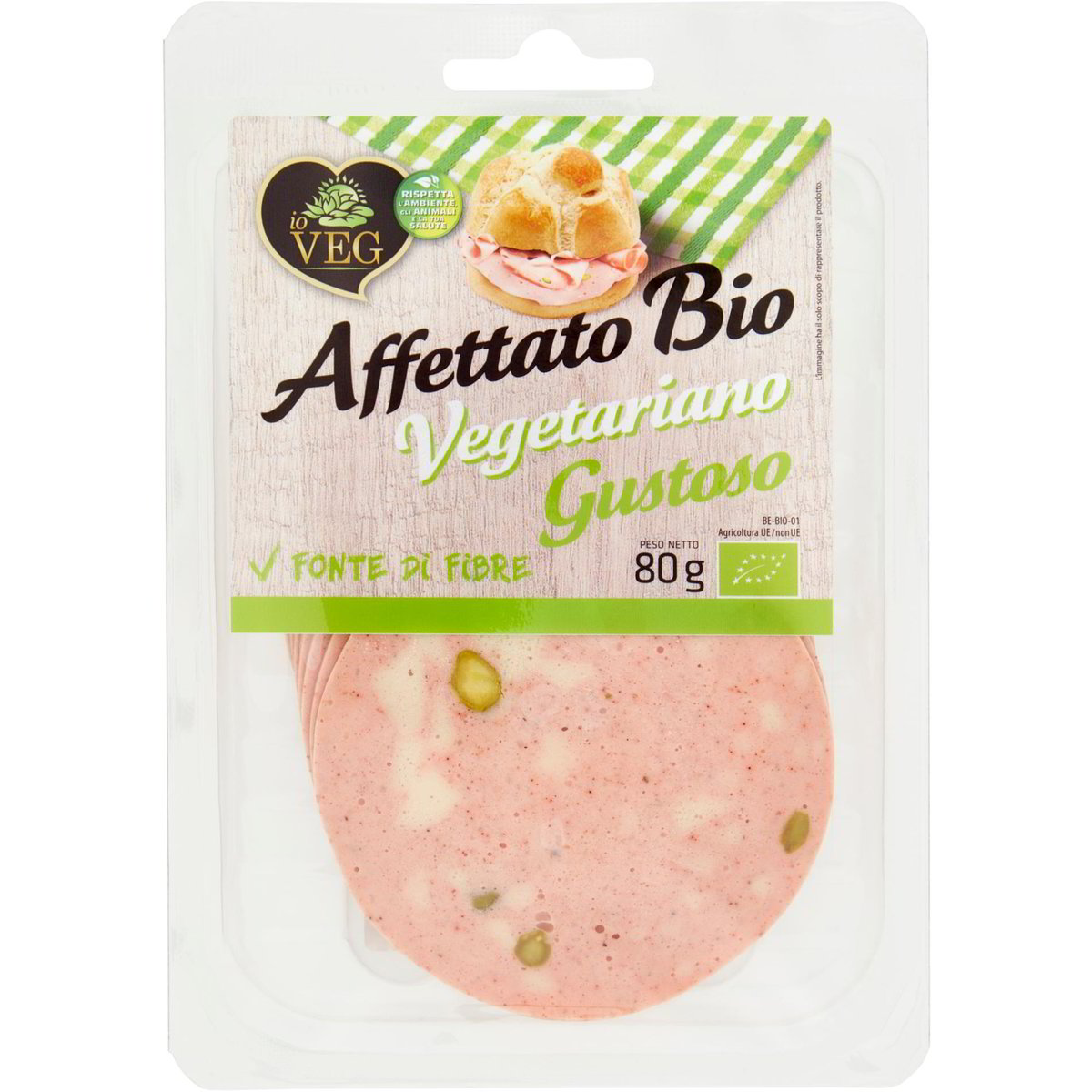 Affettato vegetale gusto mortadella IO VEG 80 G - Coop Shop